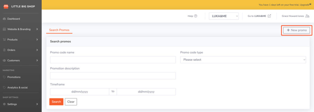 What are promotional codes and how do I create one? – Little Big Shop
